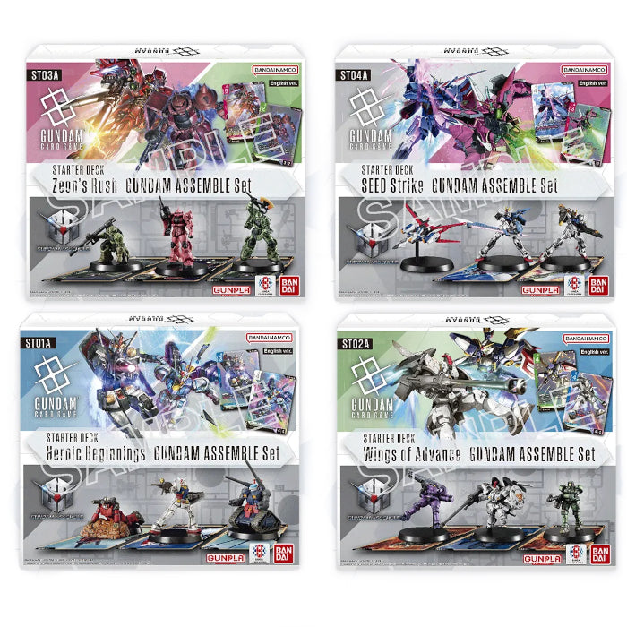 Gundam Card Game Assemble Starter Set - All 4 Decks – CCGPrime